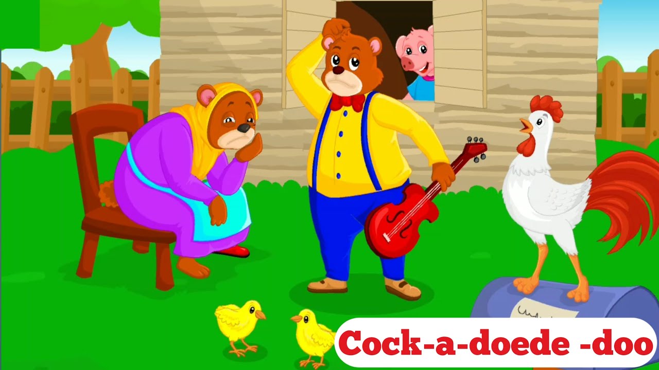 Cock-a-Doodle-Doo - inFo BoLLs. Nursery Rhymes & Kids Songs - YouTube