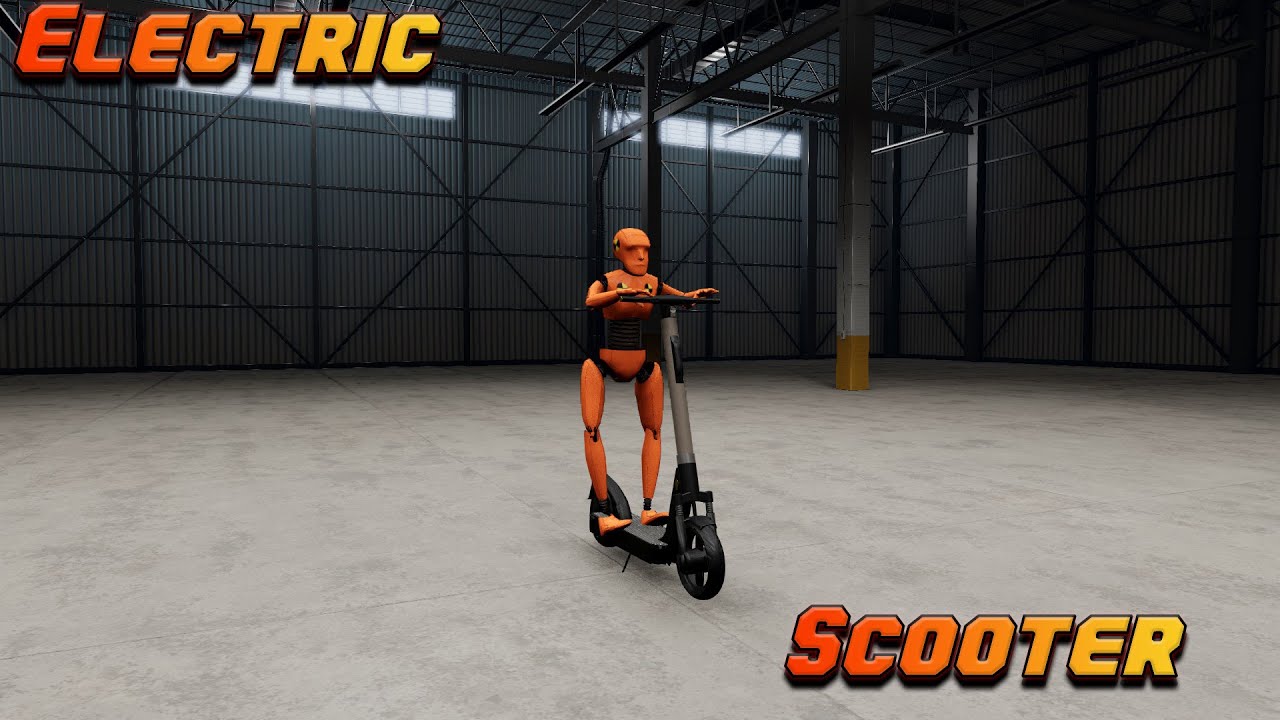 Electric Scooter-BeamNG Drive(#1372) - YouTube