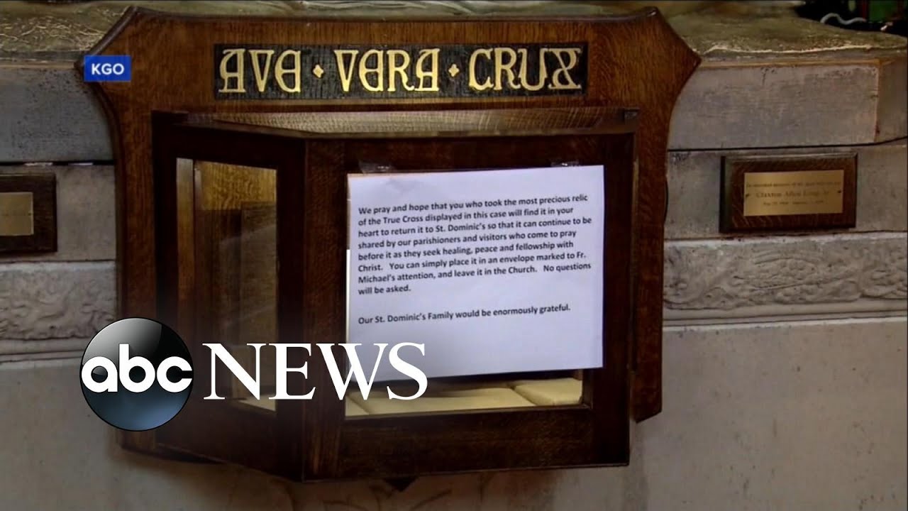 True Cross Fragment Missing From Catholic Church - YouTube