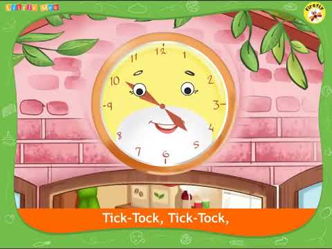 The Clock | Senior KG Rhymes & Songs for Children I Animated I Little Mee Rhymes