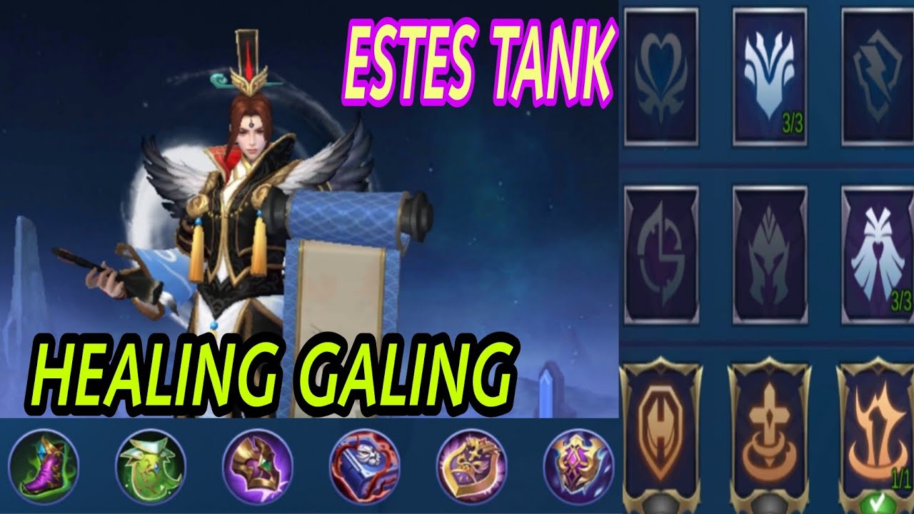 Estes tank build..HEALING GALING.. #Tank user #Support user #Mlbb # ...