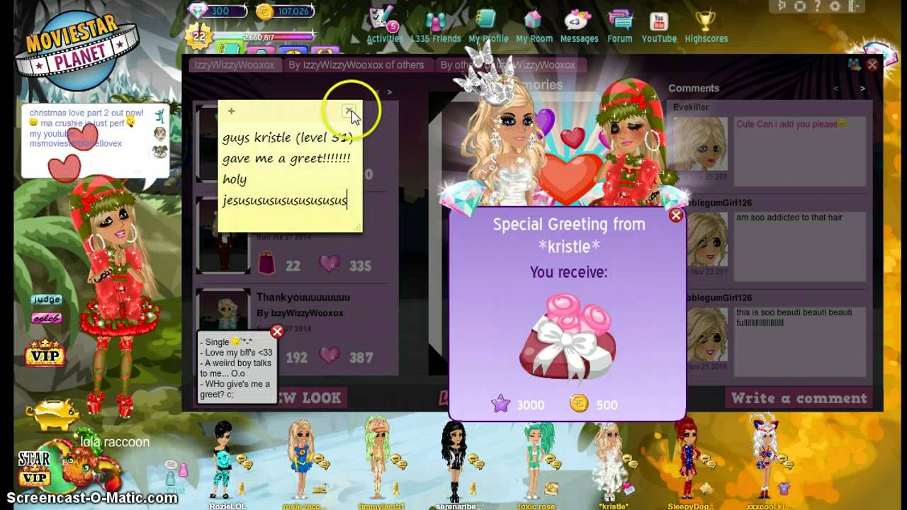 msp *kristle* gave me a greet !!! - YouTube
