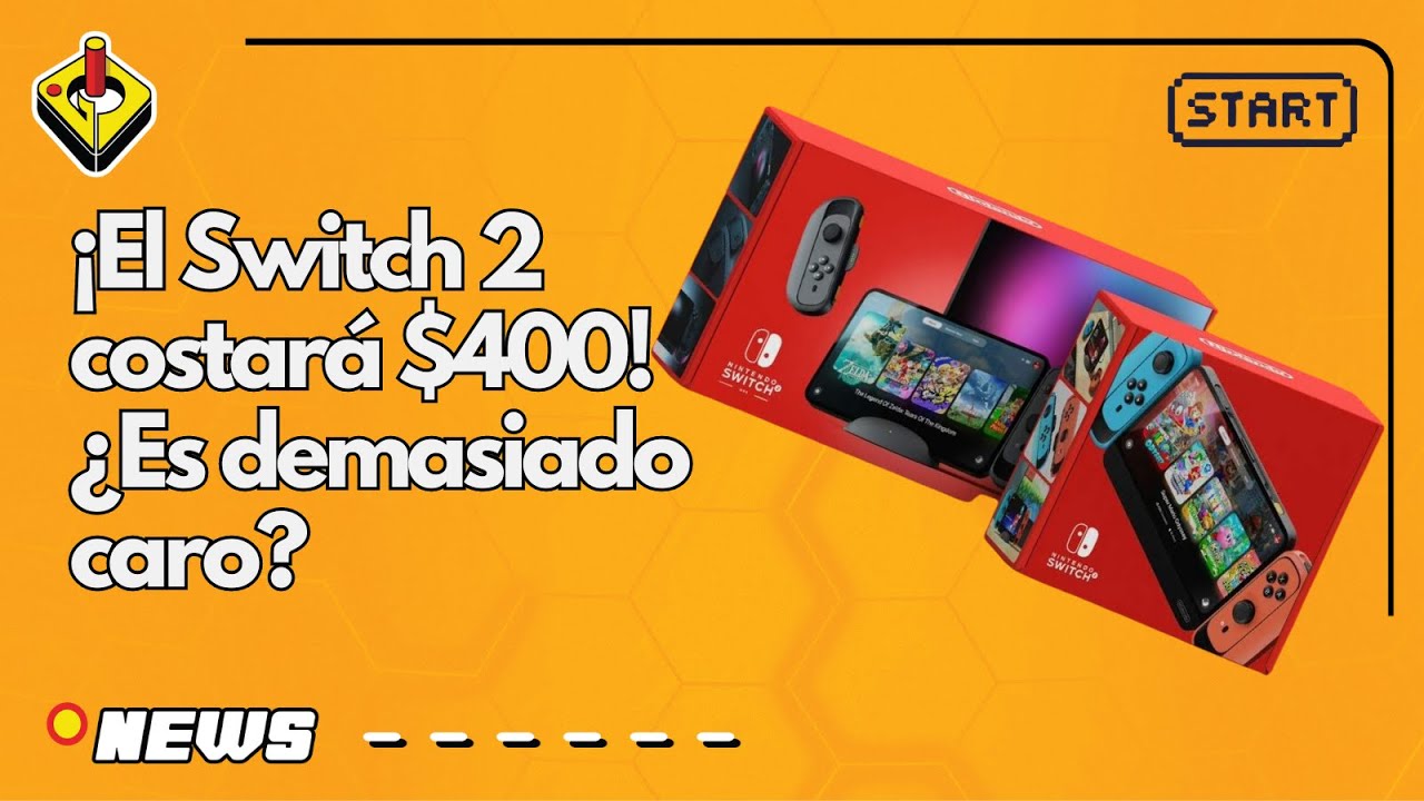 ¡El Switch 2 costará $400! ¿Es demasiado caro? y los juegos tendran AI ...