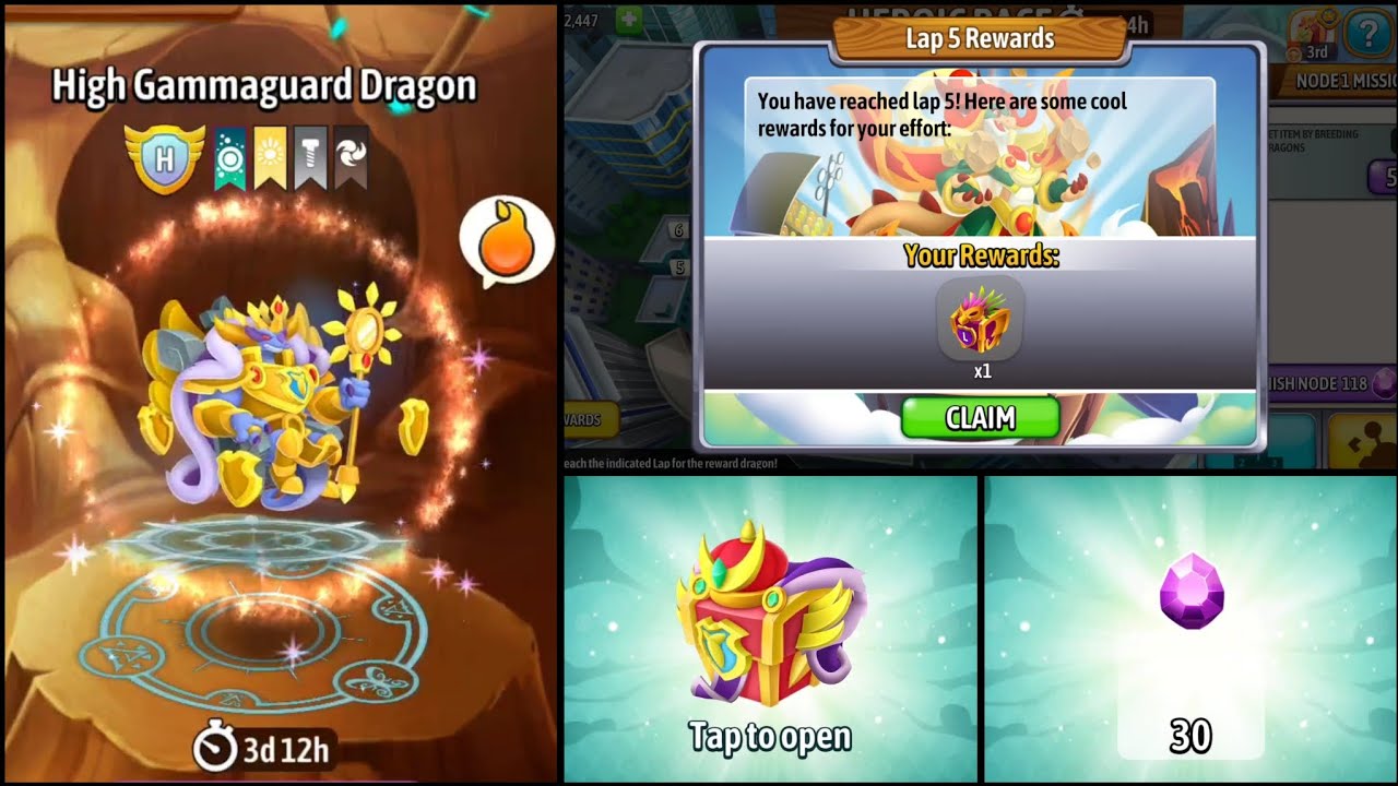 #366. Dragon city | Summon a new Heroic VIP - High Gamma Guard Dragon ...