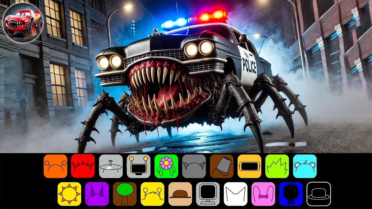 INFECTED POLICE CAR HEAD EATER Story of Transformation | Incredibox ...