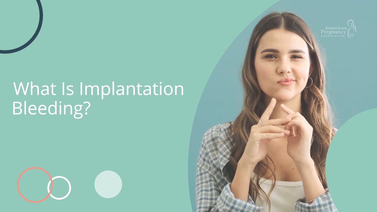 Implantation Bleeding Brown Stringy Discharge