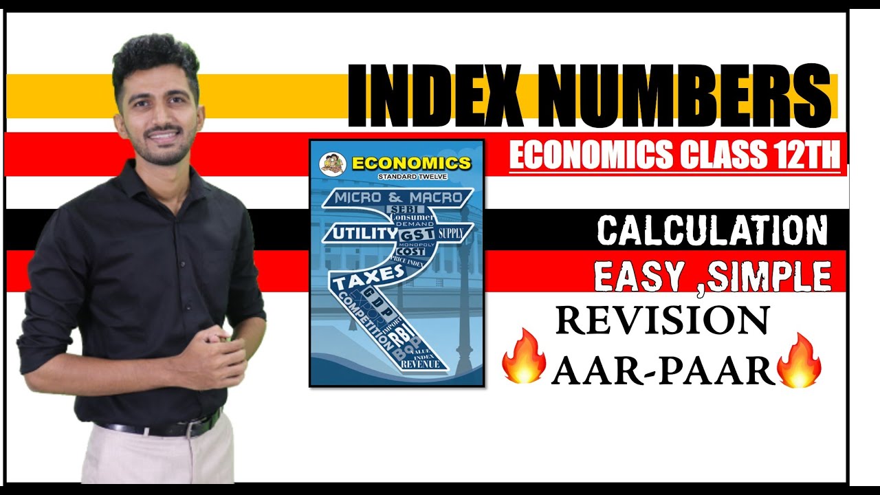 Calculate Index Numbers|12th Economics New Syllabus|Chapter 6| HSC ...