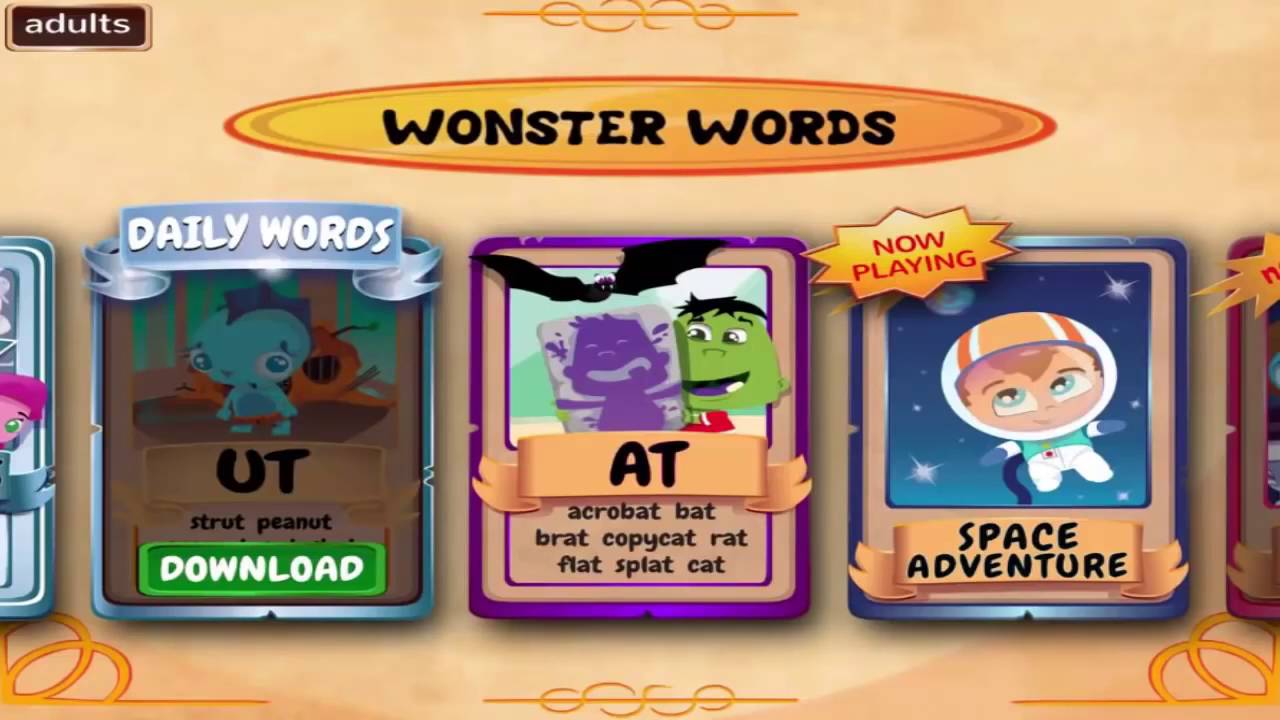 Wonster Words ABC Phonics Spelling Games for Kids (by Puzzingo) - YouTube