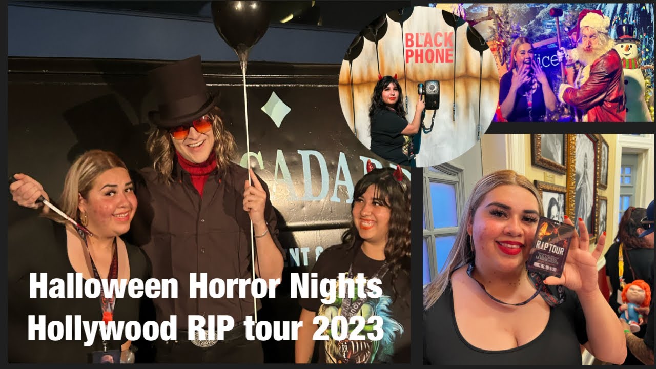 Halloween horror nights, 2023 Hollywood Rip tour - YouTube