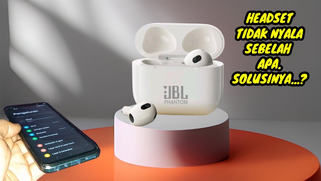 Solusi Headset Bluetooth Tidak Menyala Sebelah 1 Hidup Dan 1 Mati - YouTube