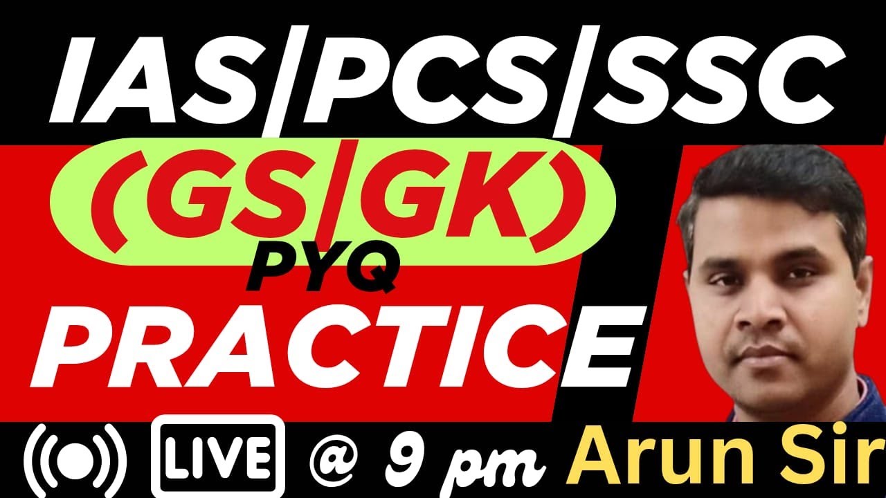 #GK/GS BY-ARUN SIR - YouTube