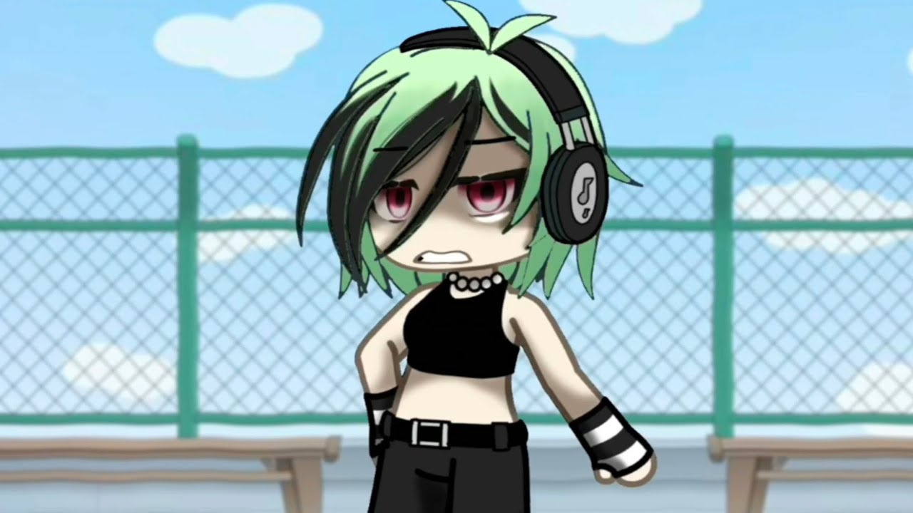 They made her emo 🖤💀⛓ • Gacha trend/meme - YouTube