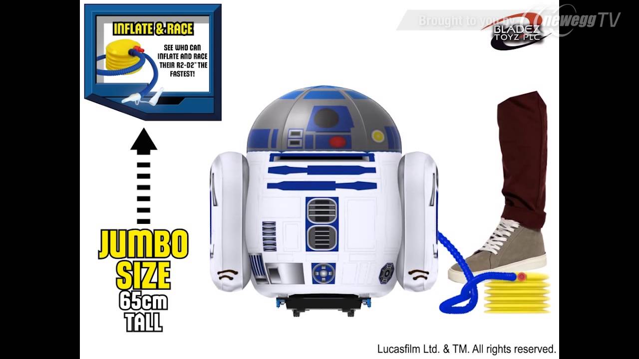 Product Tour: Star Wars Pump & Play Jumbo Inflatable Remote Controlled ...