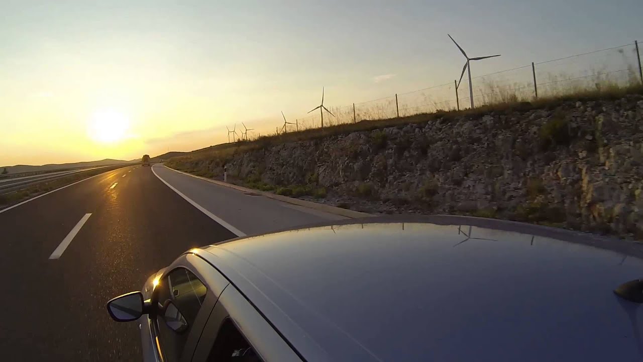 #12773, Viajando en carro al atardecer [Raw], Viajes en carretera - YouTube