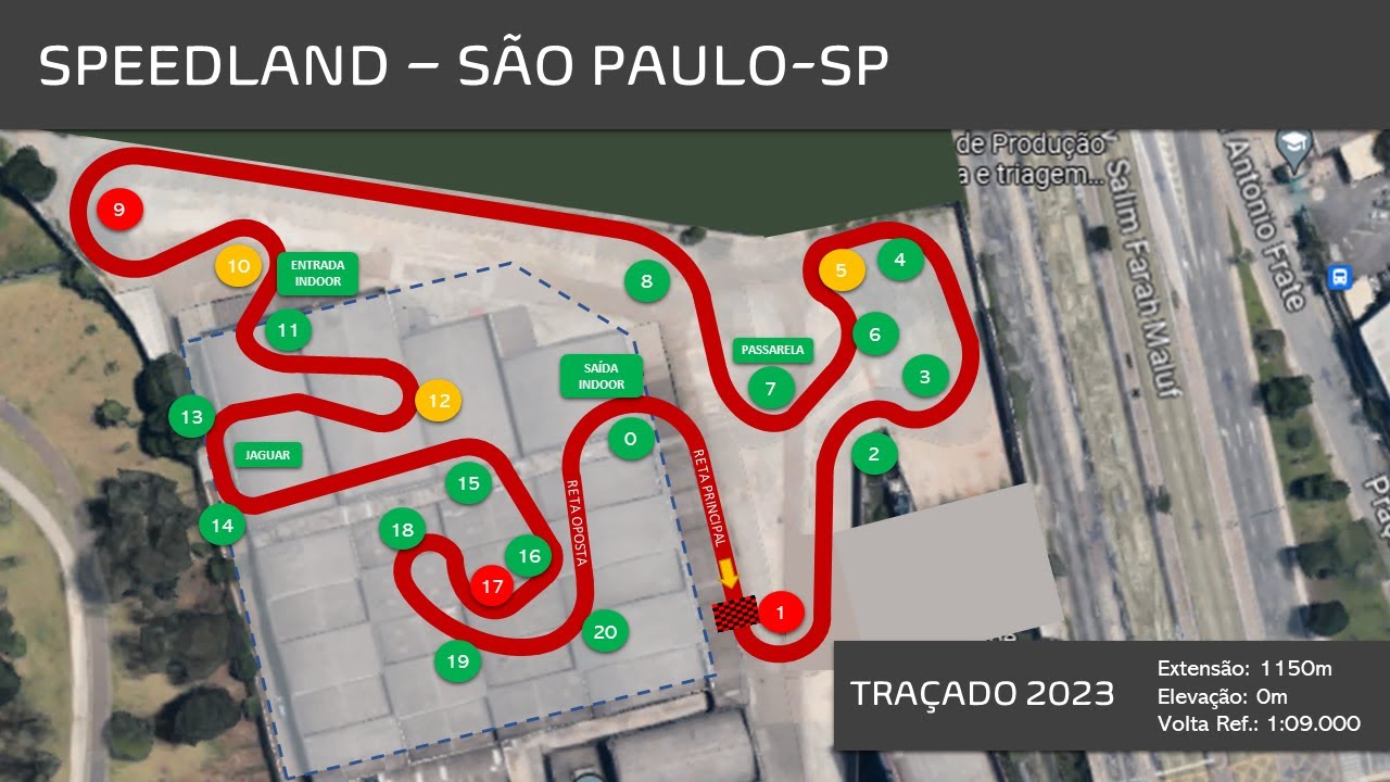 Kartódromo Speedland (Traçado 2023) 24/04/23 22h30 (TL1 Copa Pistão ...