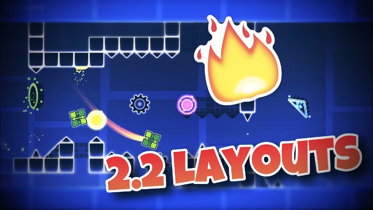 Top 5 Best 2.2 LAYOUTS In GEOMETRY DASH - YouTube