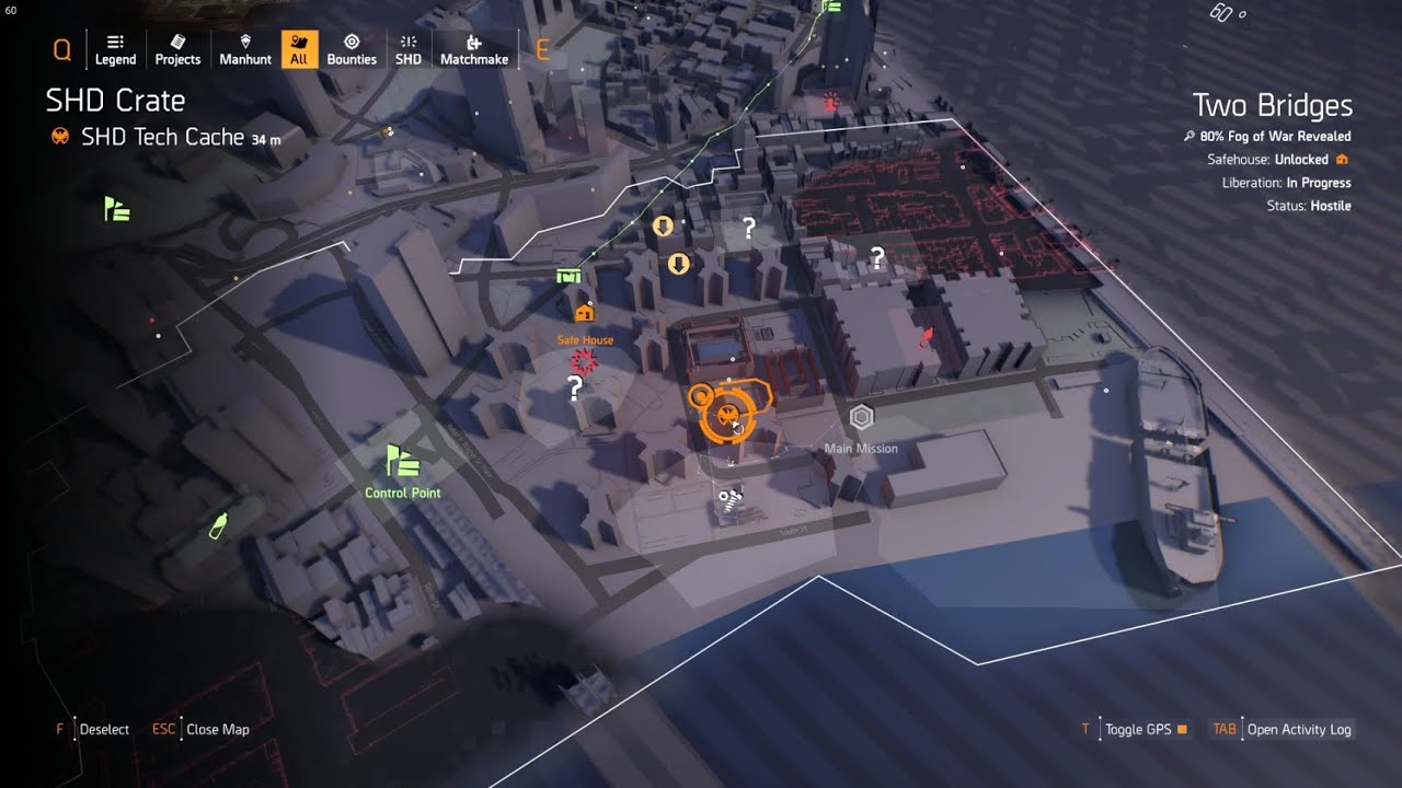 Tom Clancy's The Division 2 Two Bridges SHD Tech Cache #2 - YouTube