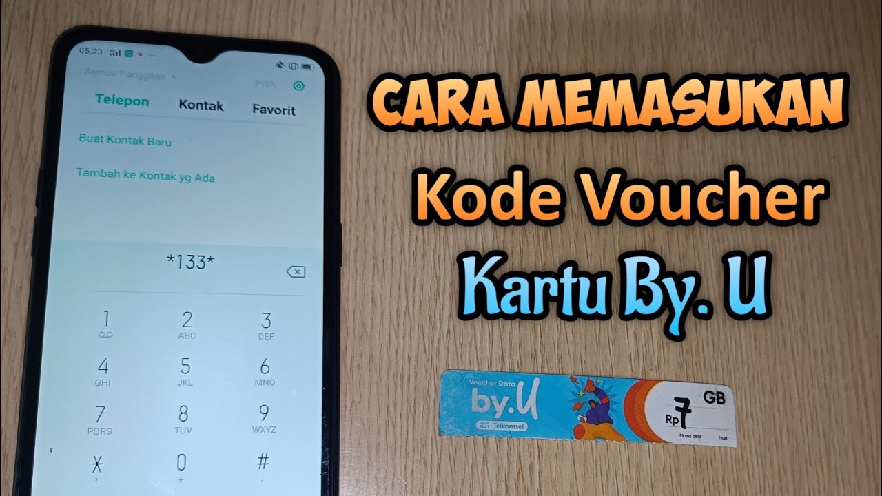 Cara Memasukan Voucher Kartu Byu Telkomsel - YouTube