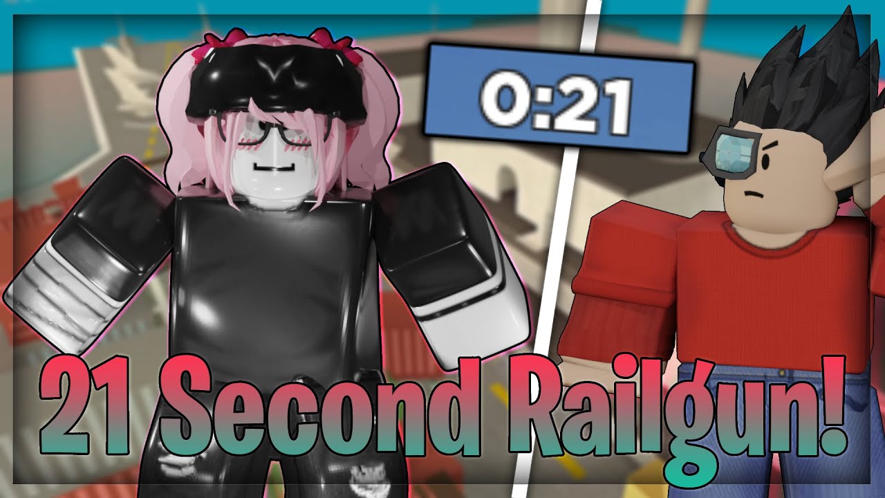 21 Second Railgun Royale *PERSONAL BEST* | Roblox Arsenal - YouTube