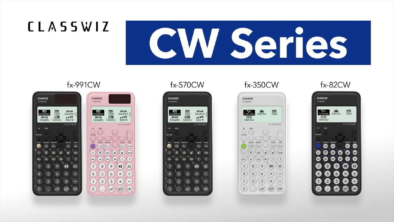 CASIO ClassWiz CW Series Debut Designed For Teaching In Today s