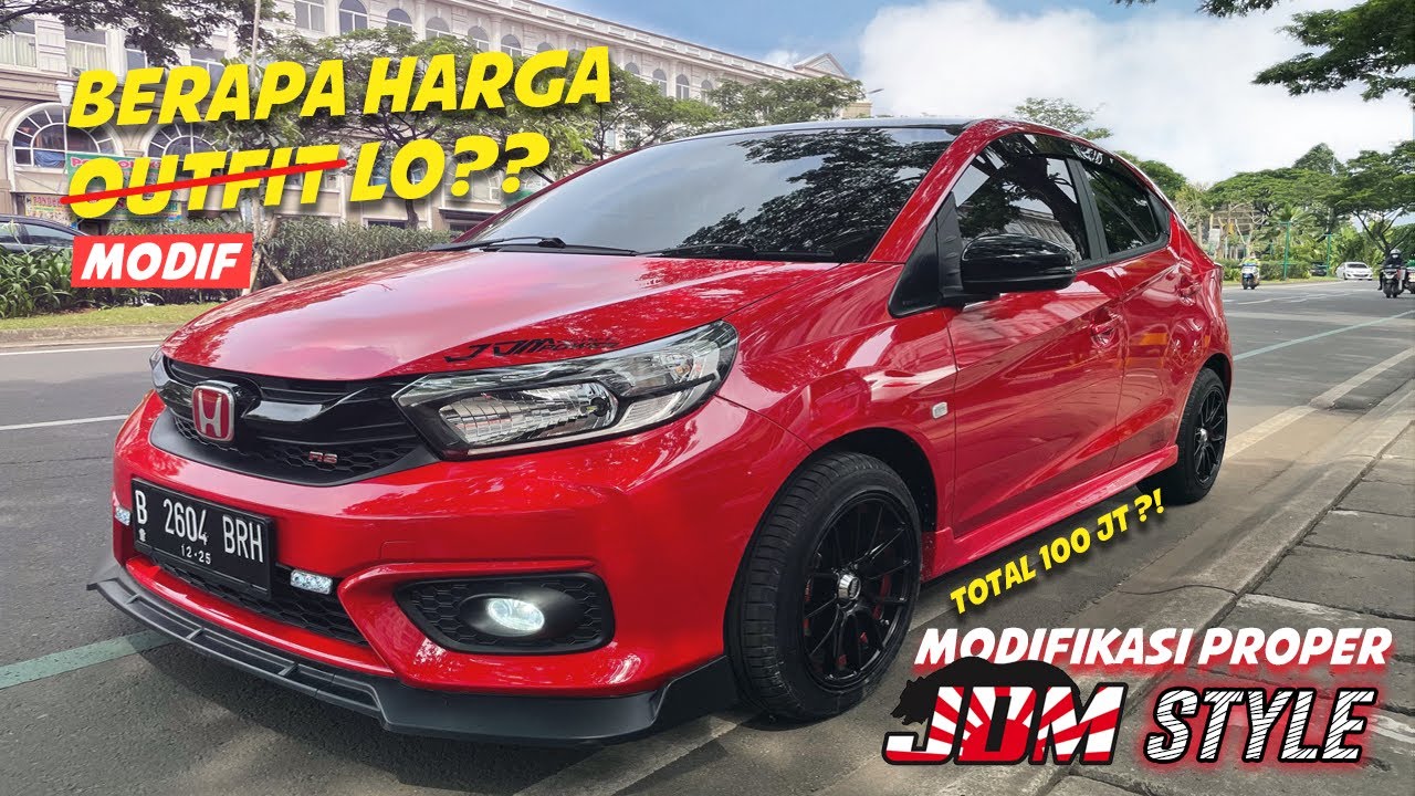 Harga Modifikasi Brio Satya Jadi Keren & Sporty! Budget Ramah, Tampilan ...