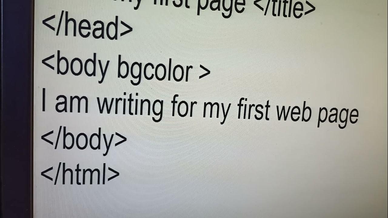 How To Add Text With Bgcolor Option In Html Youtube