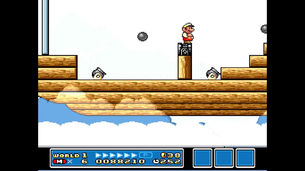 Super Mario All Stars (SMB3) en la nave de larry koopa - YouTube