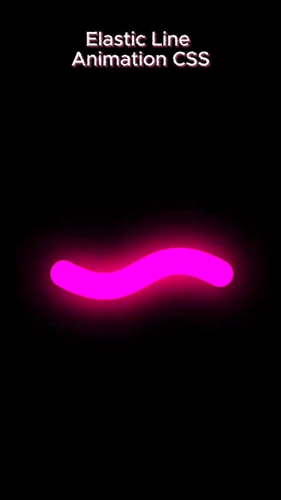 Elastic Line Animation Css 😱👻html Css Javascript Shorts Trending Coding Youtubeshorts