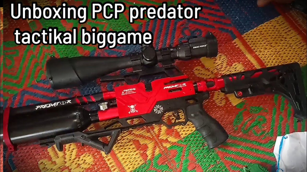 Unboxing PCP predator tactikal biggame 500cc BOGEL #bocap500cc - YouTube