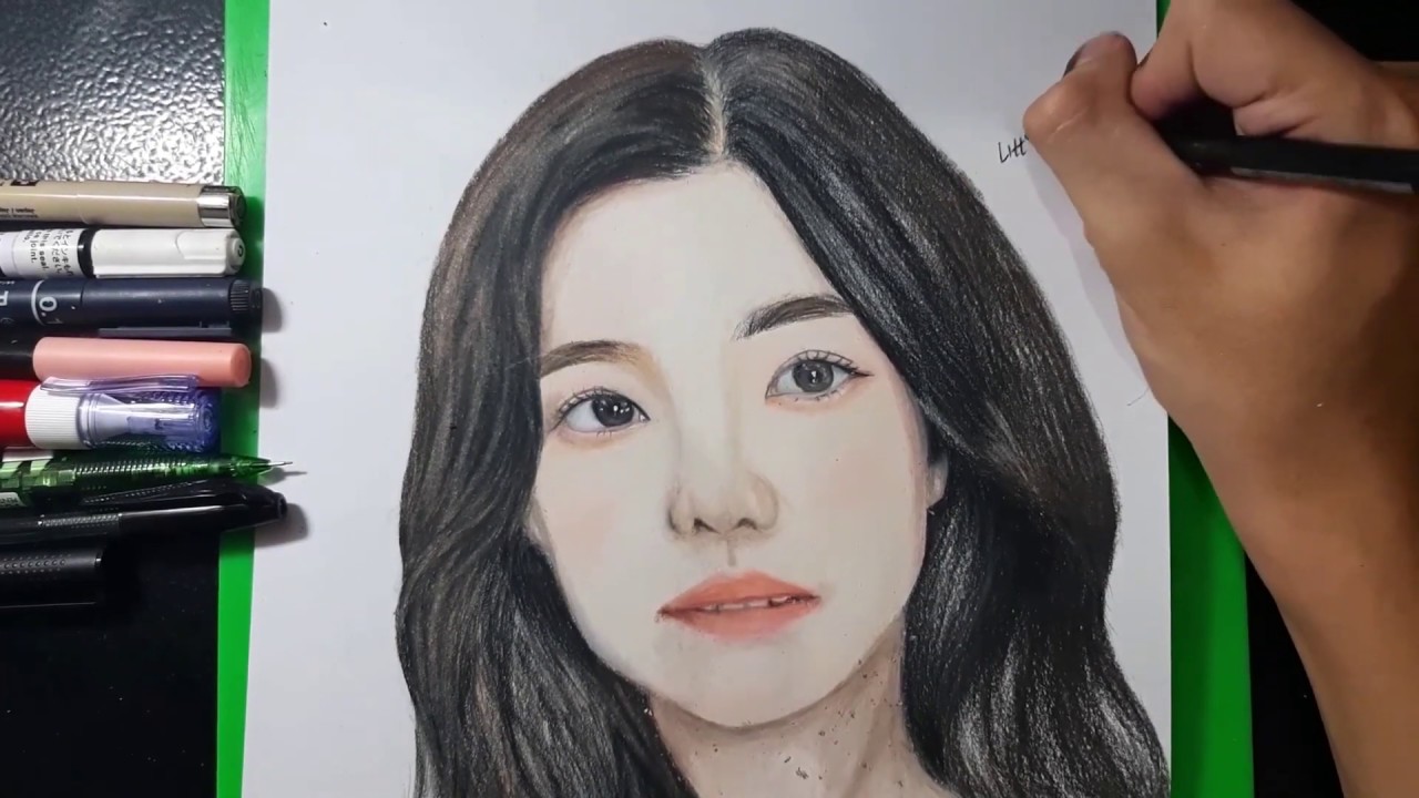 DRAWING RED VELVET IRENE (FANART SPEED DRAWING) - YouTube