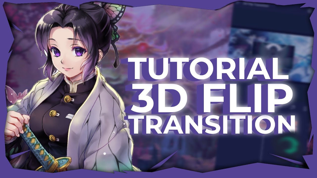 Tutorial AMV alightmotion ( 3D Flip Layer Transition ) - YouTube