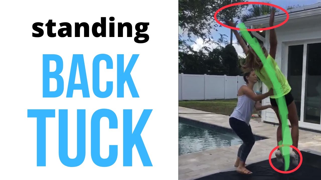 Standing back tuck - YouTube