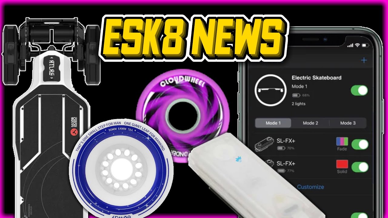 NEW THINGS Releasing in the esk8 scene (Boards, Lights, Wheels, Recalls ...