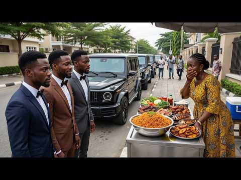 Poor Woman Fed 3 Homeless TRIPLETS, Years Later 3 G-Wagons Pulled Up To Her Stand