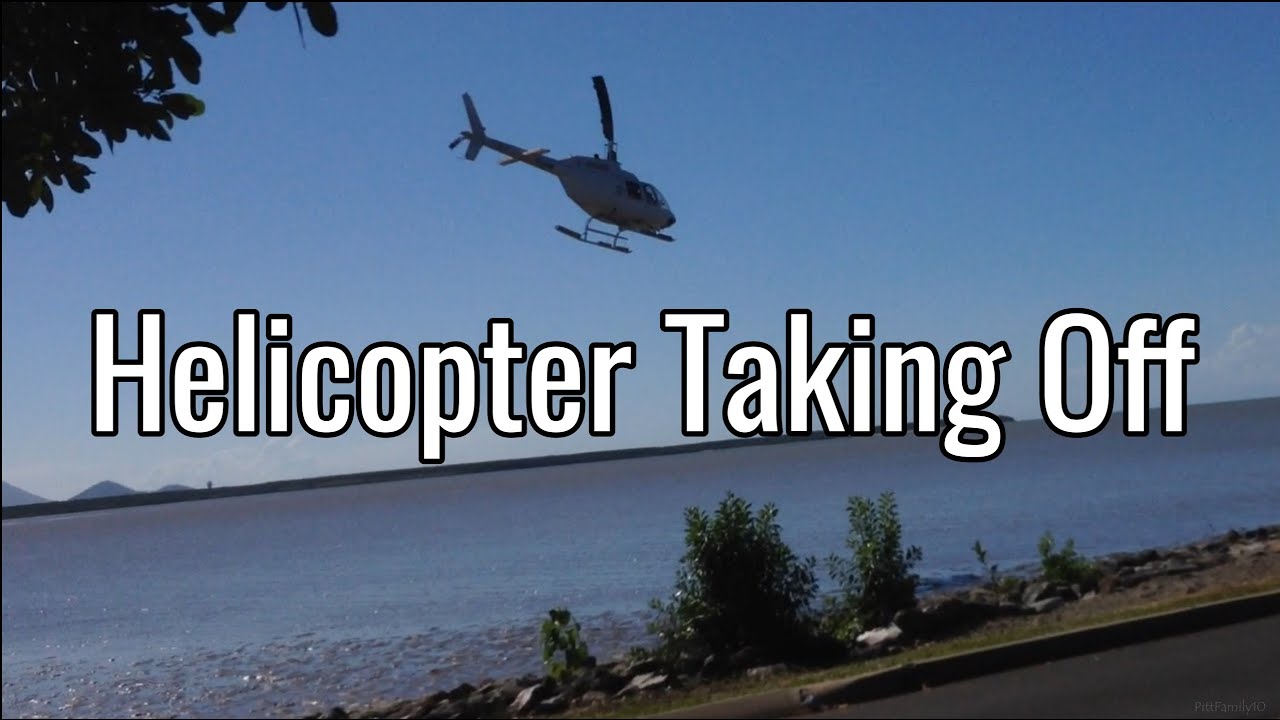 Helicopter Taking Off | Bell Jet Ranger Helicopter - VH-NIM | Loud ...