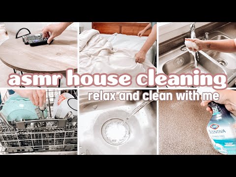 SUPER SATISFYING ASMR HOUSE CLEANING | Cleaning motivation | No talking