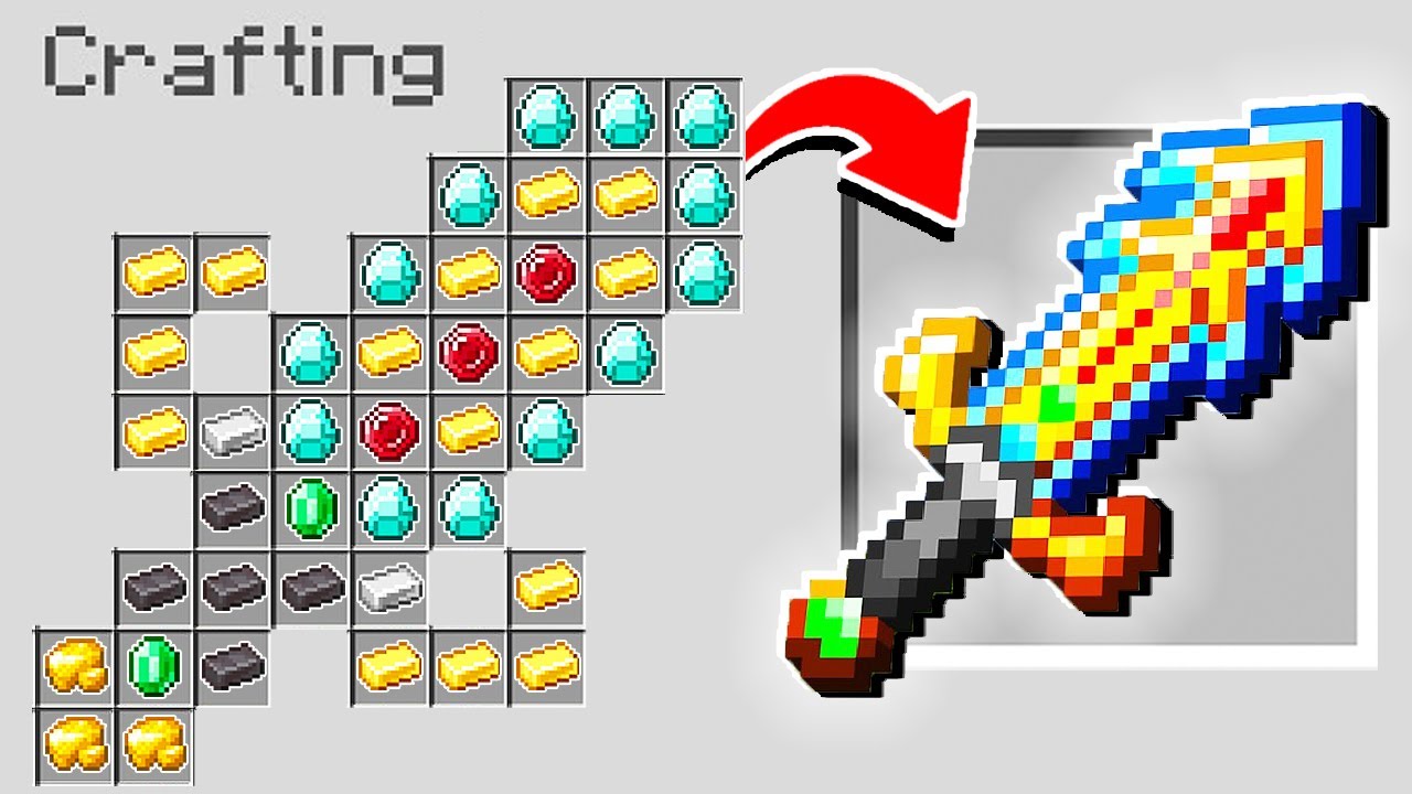 Je peux CRAFT une ÉPÉE CUSTOM à 1.000.000 € !! - YouTube