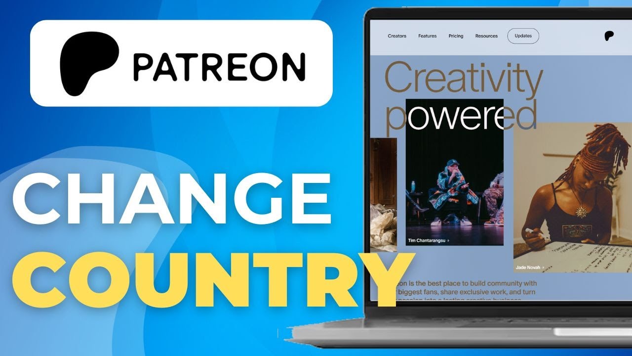 How To Change Country On Patreon - YouTube