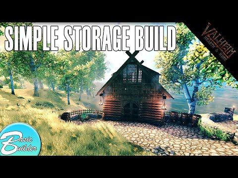 Valheim | How to Build a Simple Storage Warehouse | Hearth & Home ...