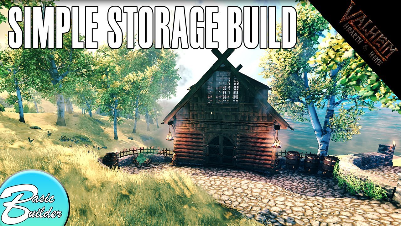 Valheim | How to Build a Simple Storage Warehouse | Hearth & Home ...