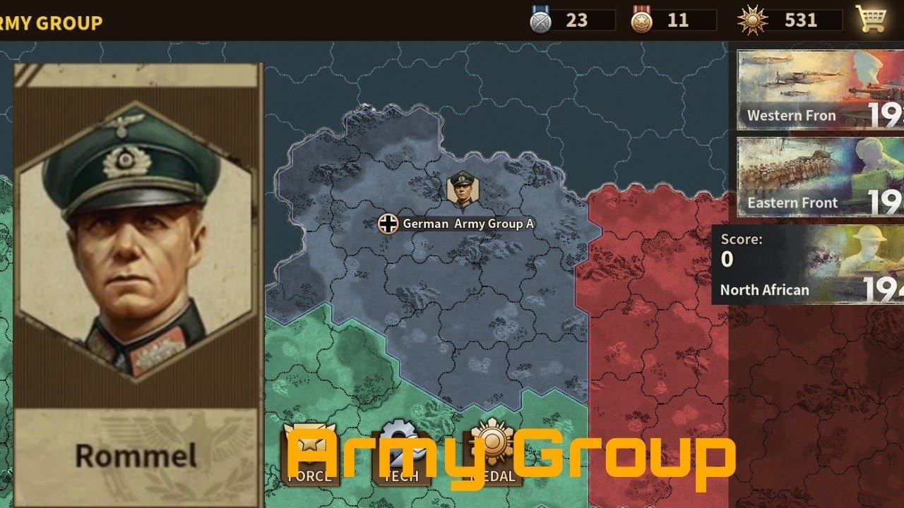 Glory of Generals 3 | North African 1942 | German Army Group A - YouTube