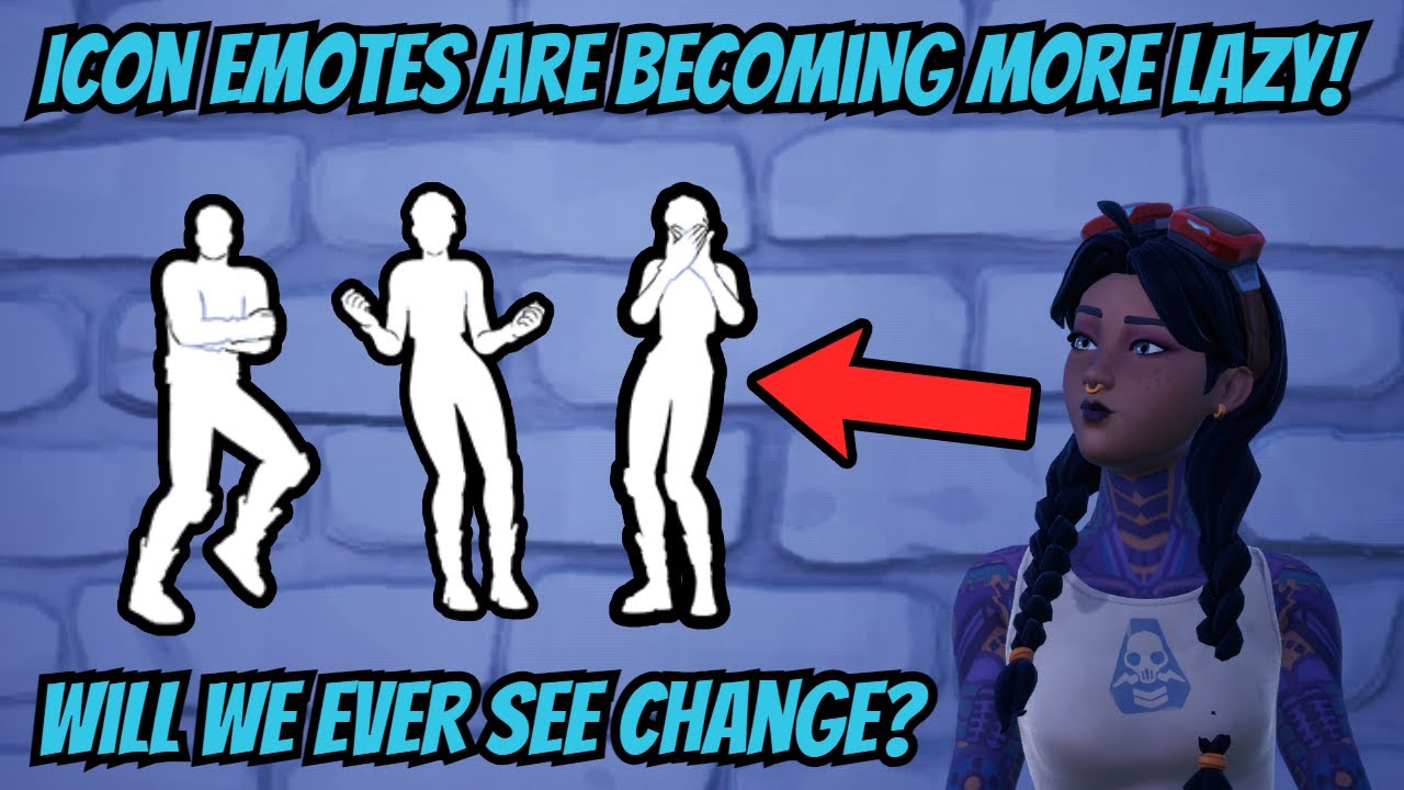 Icon Emotes Are Becoming MORE LAZY! Will They Ever Change? (Fortnite ...