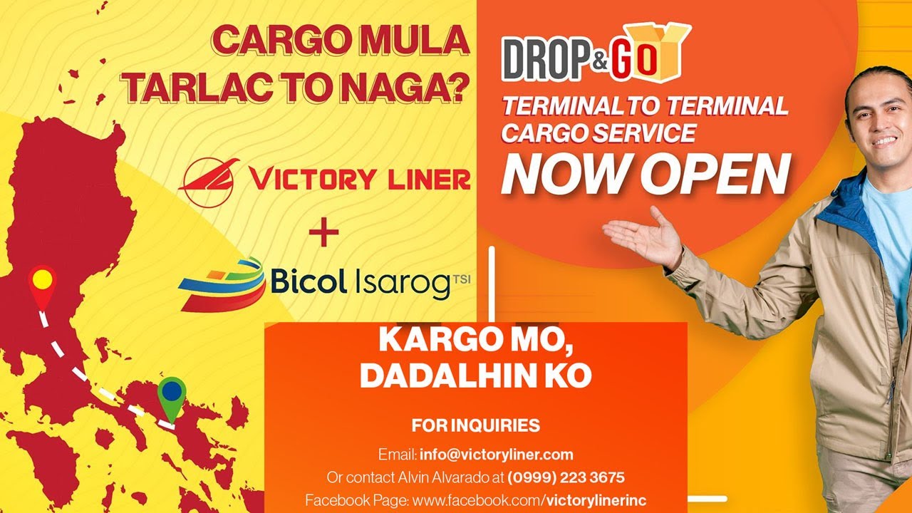 BAGUIO TO BICOL VICTORY LINER DROP&GO - KARGO MO, DADALHIN KO - Mabilis ...