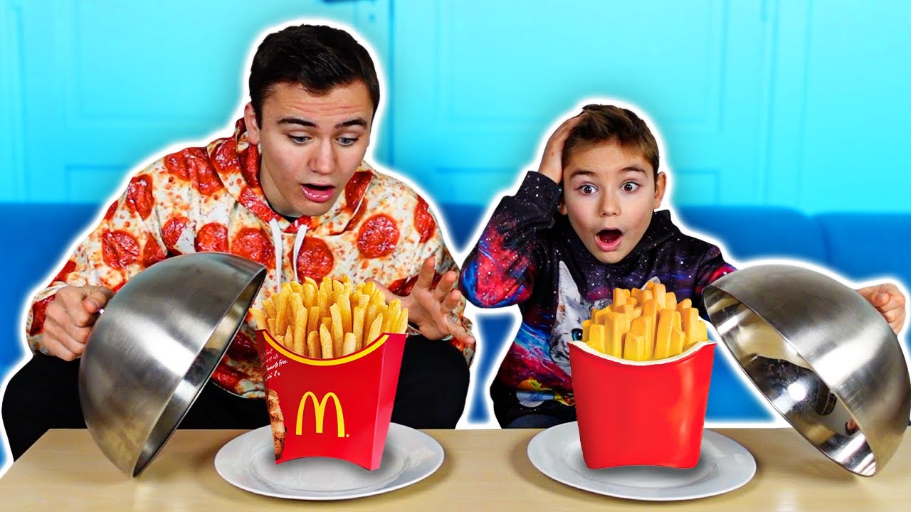 Prank Food VS Real Food Challenge!!! - YouTube