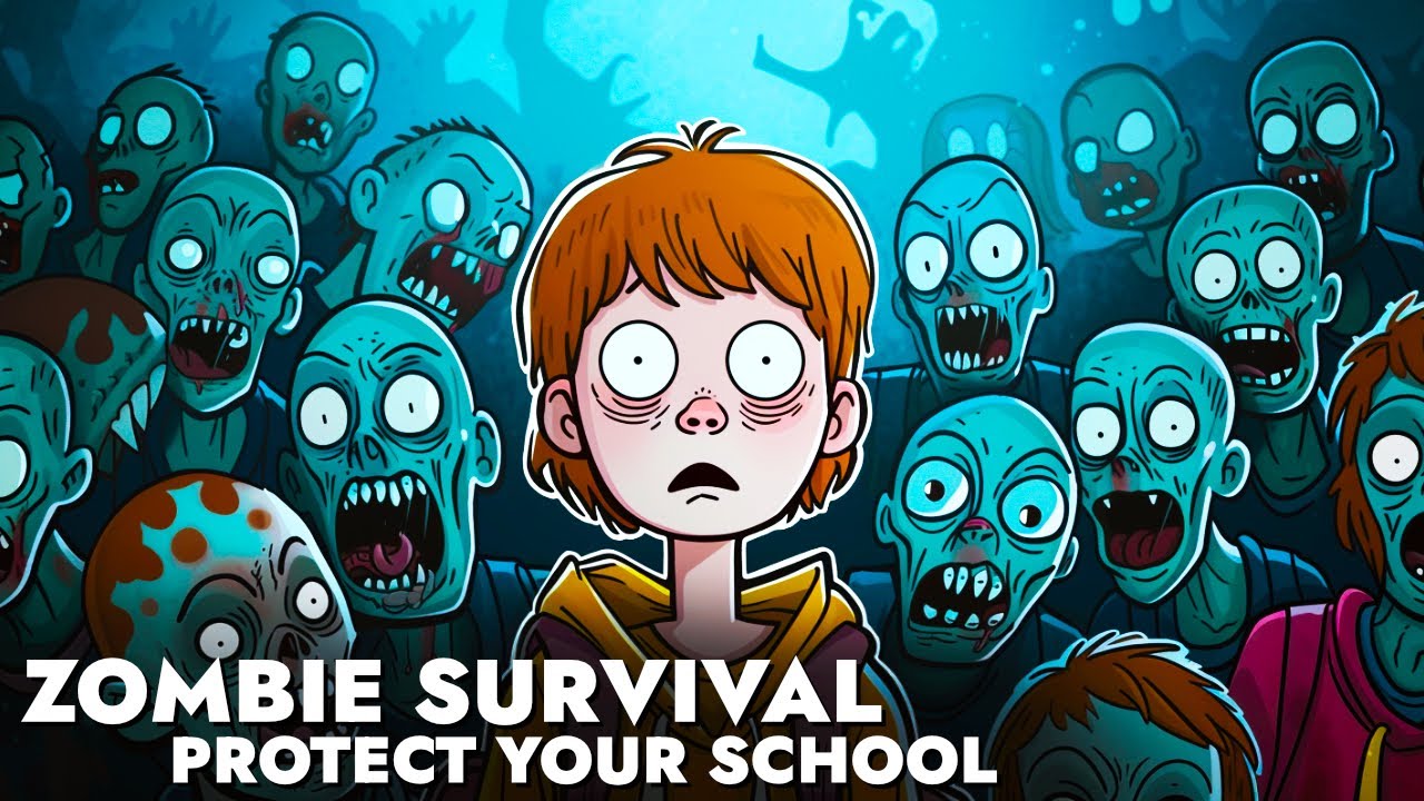DEFEND Your School In This NEW Top Down Zombie Survival RPG... - YouTube