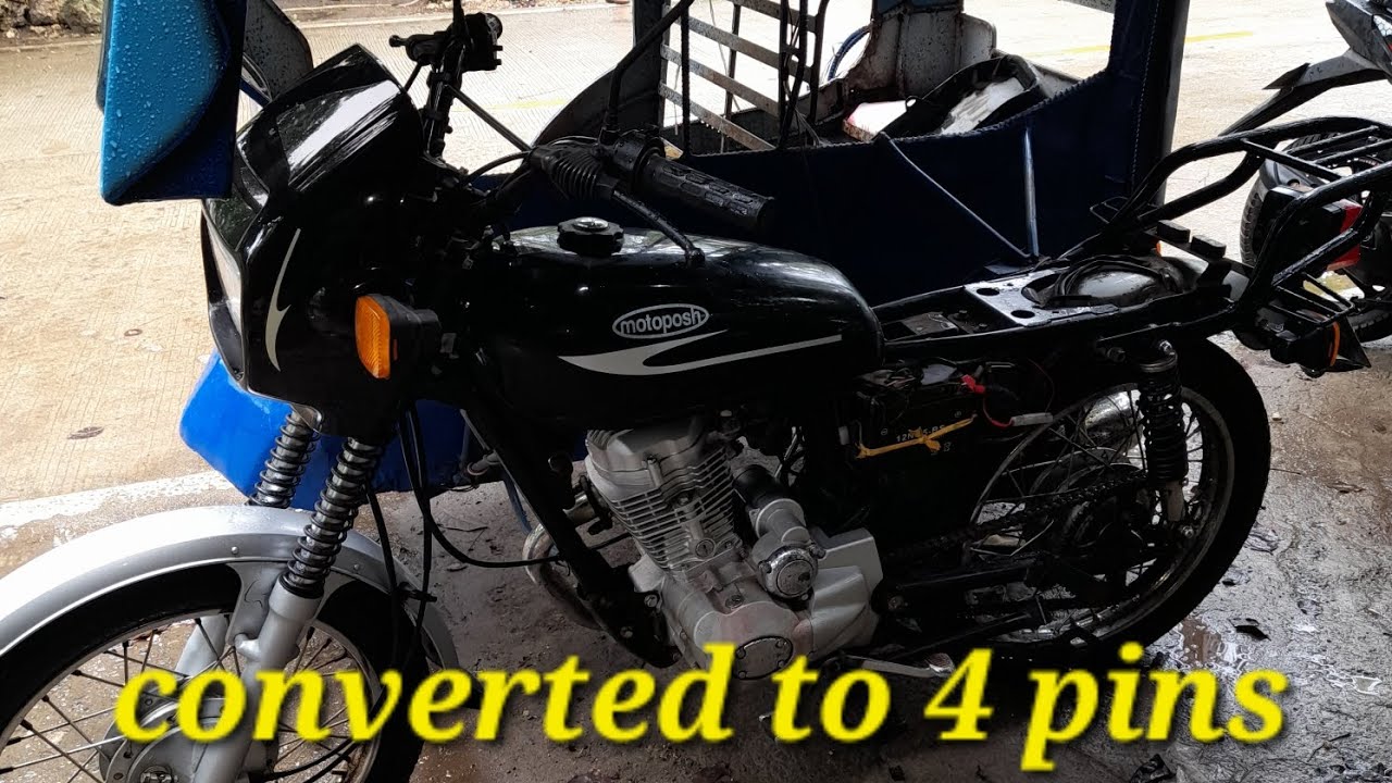 motoposh pinoy 155 paano e convert sa 4 pins cdi - YouTube