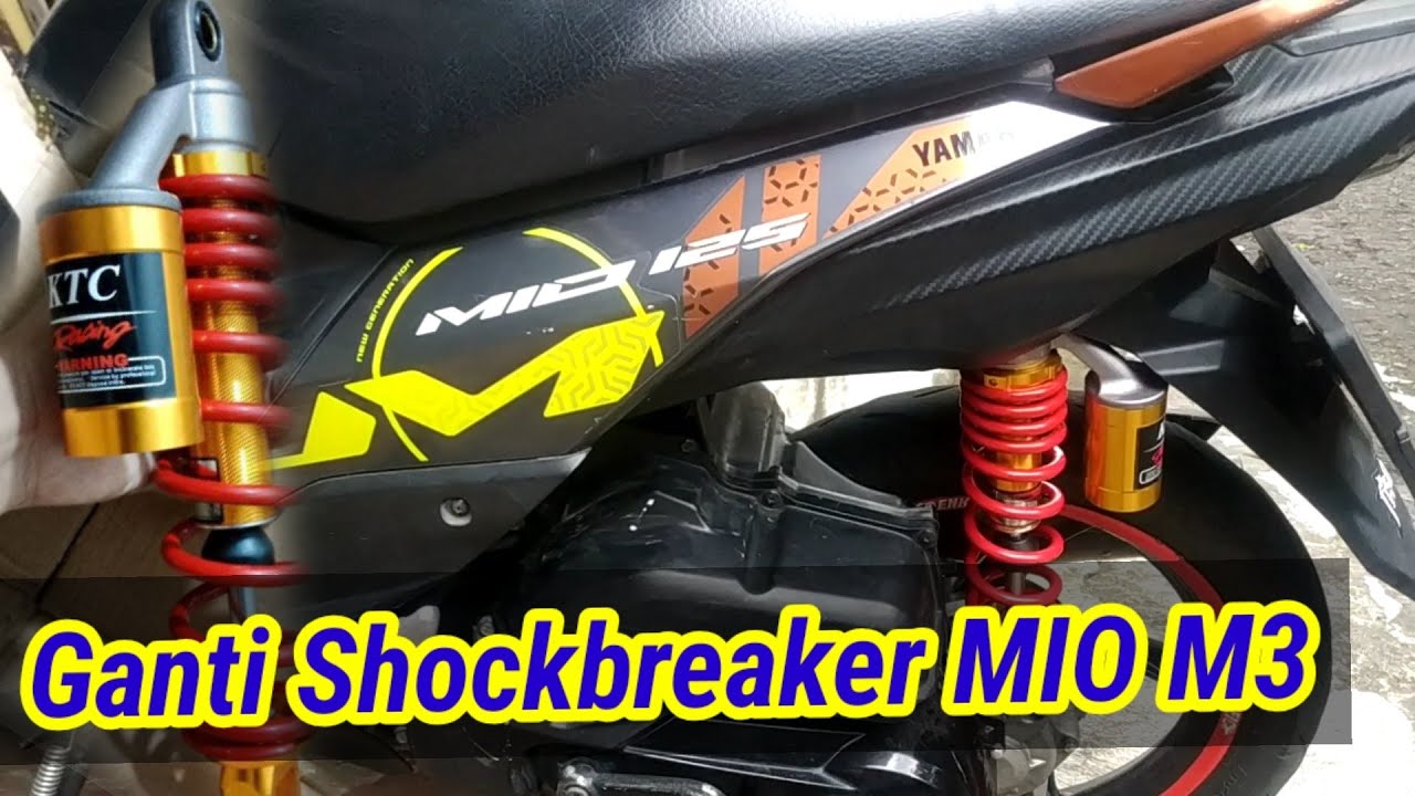 Cara Mengganti Shockbreaker Belakang Yamaha Mio M3 Dengan Cepat - YouTube