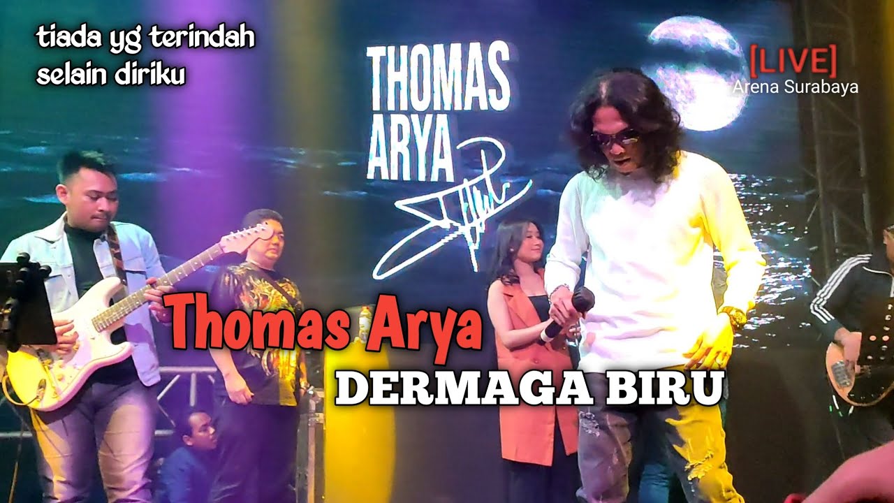 Thomas Arya - Dermaga Biru [LIVE] Arena Surabaya (thewerehouse) - YouTube