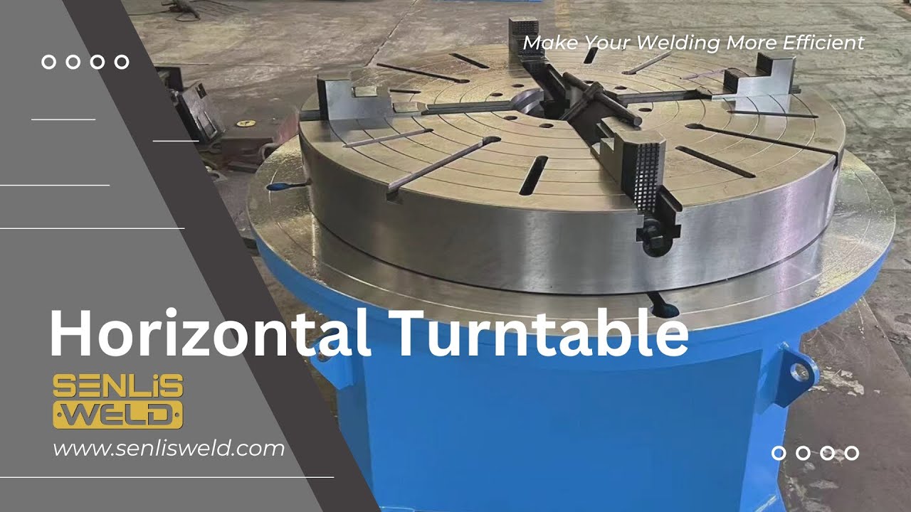 Horizontal Turntable, Welding Positioner, SENLISWELD - YouTube