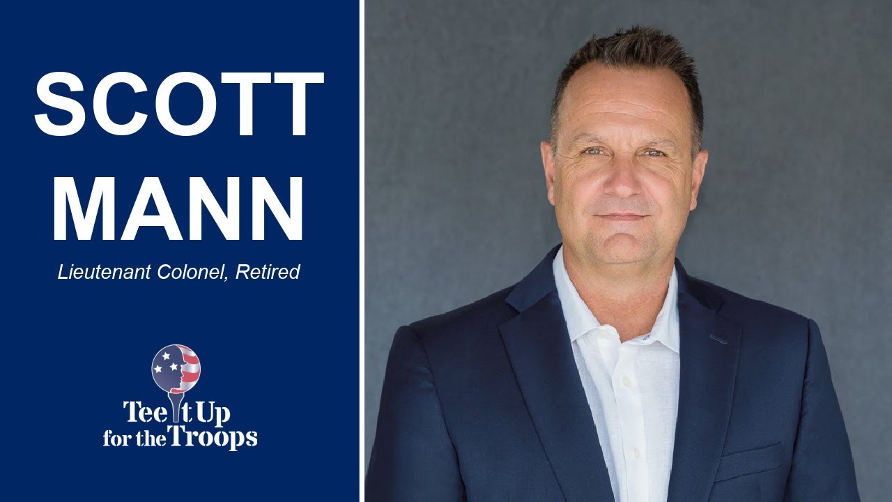 LTC Scott Mann at Tee It Up for the Troops REUNION 2024 - YouTube